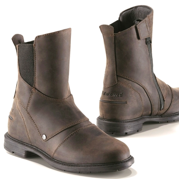 BMW | Shoes | Bmw Urban Motorcycle Boots Eur 4 All Leather Upper Rubber ...